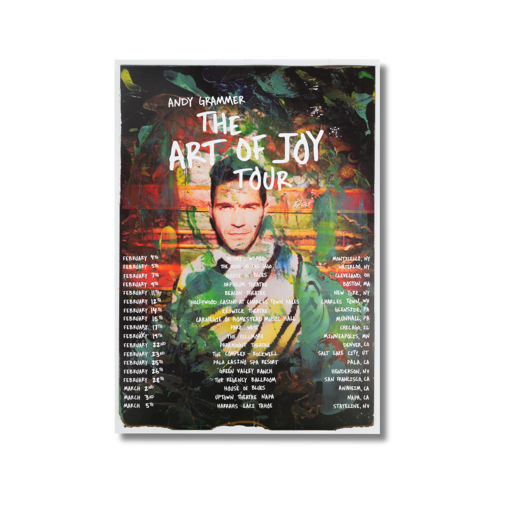 Art of Joy Tour Poster – Andy Grammer